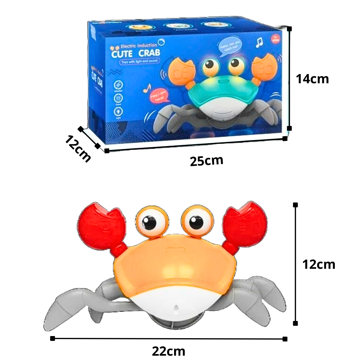 2 u 1 Hodajuća melodična kraba za decu – Kupily